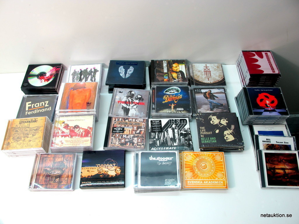 Netauktion - 85st album: Blur, Pulp, Neil Young & Santana m.fl