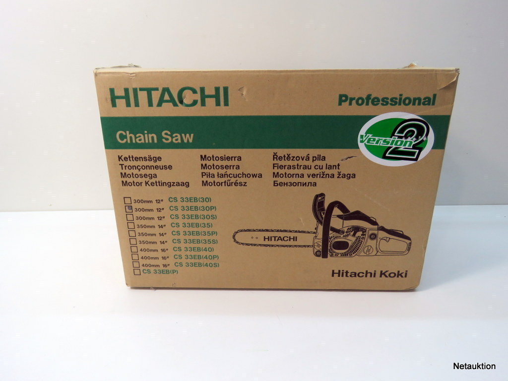 Netauktion - Motorsåg, Hitachi CS33EB