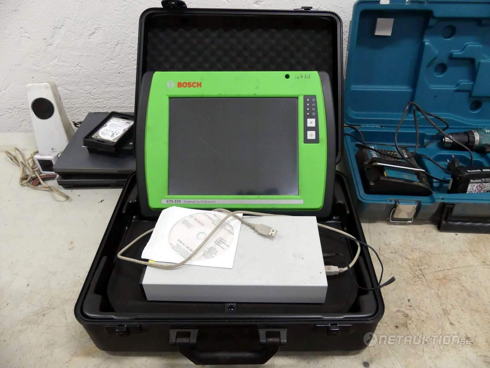 Netauktion - BOSCH KTS 670 ESI tronic Diagnosverktyg
