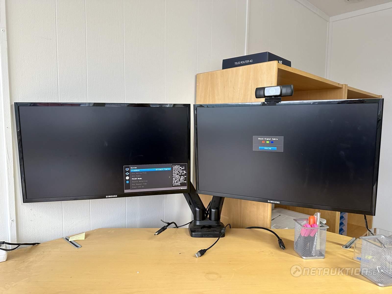 Netauktion - Datorskärmar 24" och monitorarmar